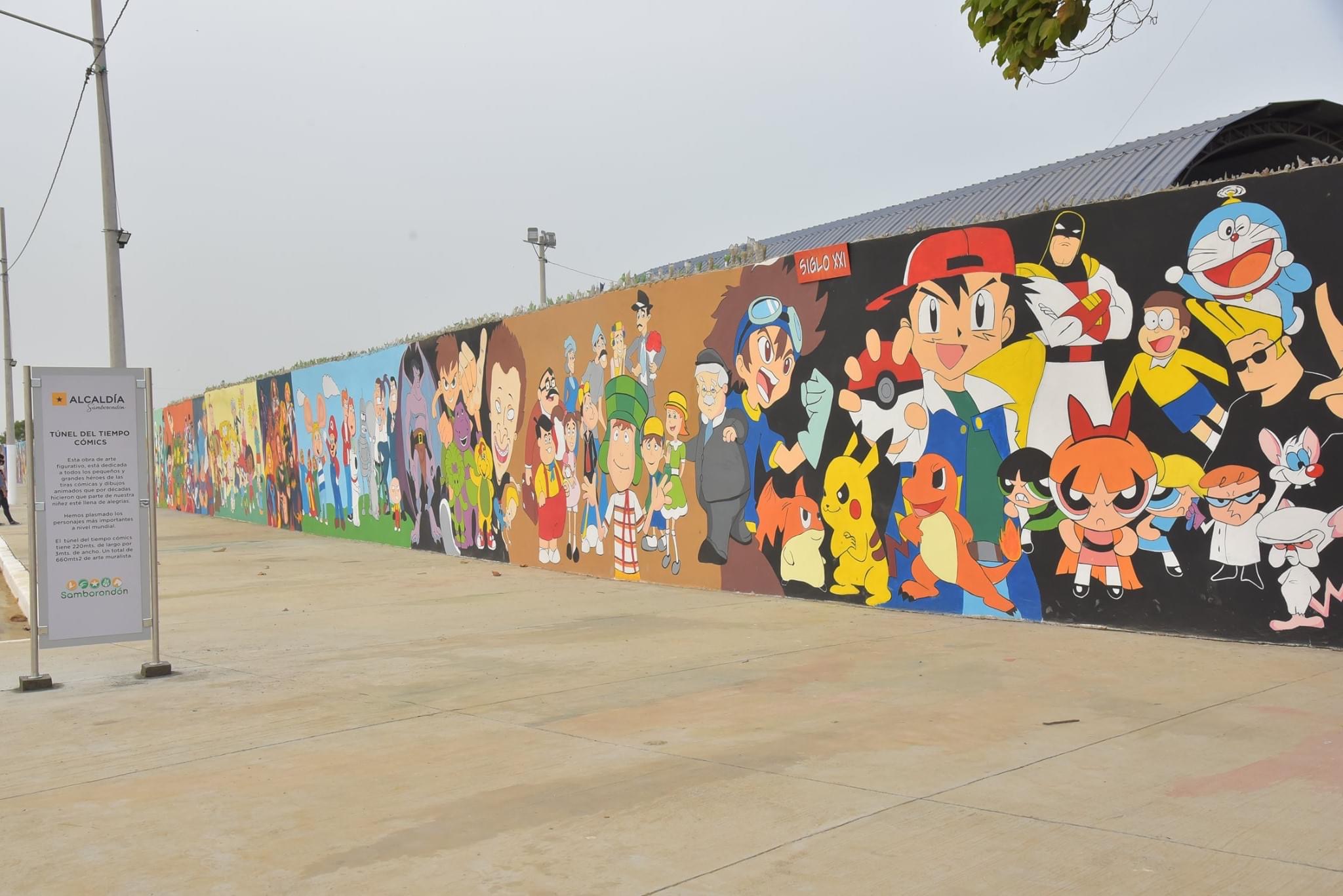 70 años de los comics plasmado en un mural de 220 metros | Ecuador ...