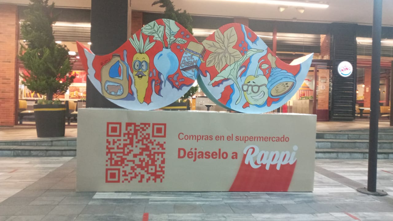 Un bigote gigante es parte del apoyo de Rappi al talento artístico ...