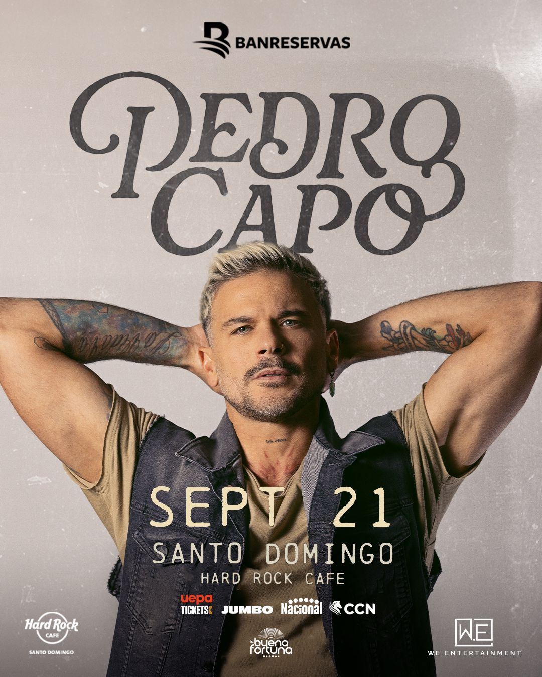 Pedro Capó llega por primera vez a Santo Domingo este 21 de septiembre ...