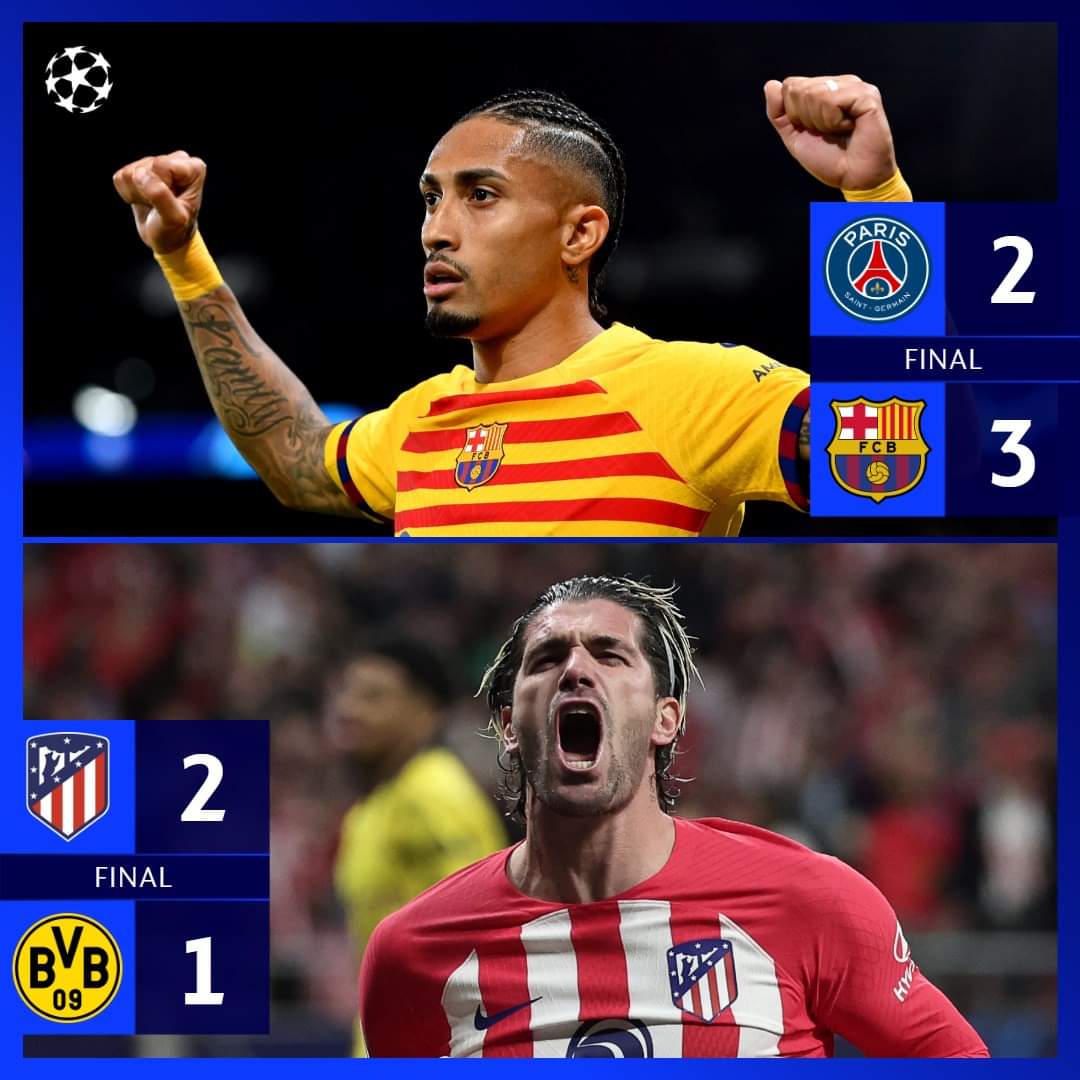 Barcelona y Atlético de Madrid apuntan a las semifinales de la Champions | Venezuela | Noti ...